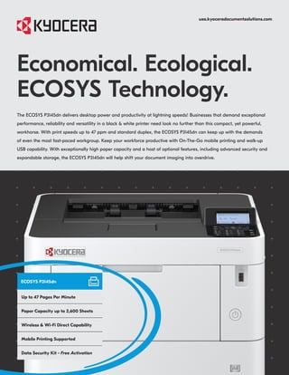 Kyocera Ecosys P3145dn | PDF