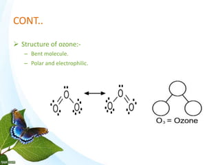 Ozone Layer (components, formation and depletion) | PPTX