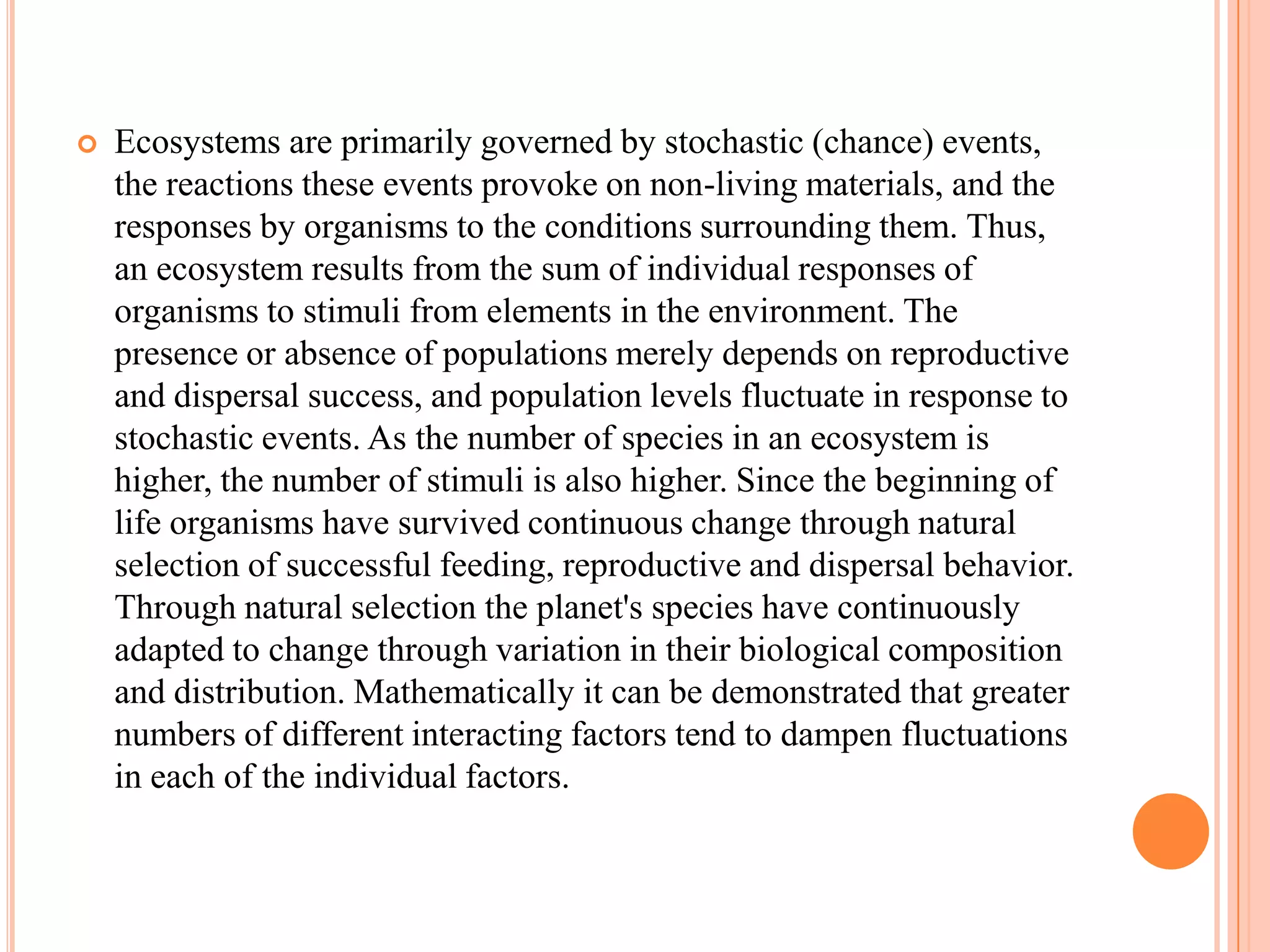 Ecosystem | PPTX | Geography | Science