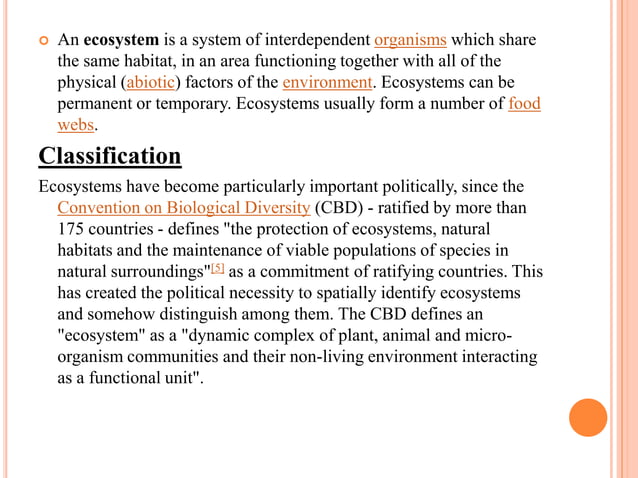 Ecosystem | PPT
