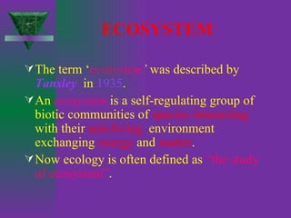 Ecosystem | PPT