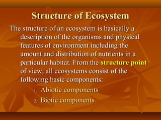 Ecosystem | PPT