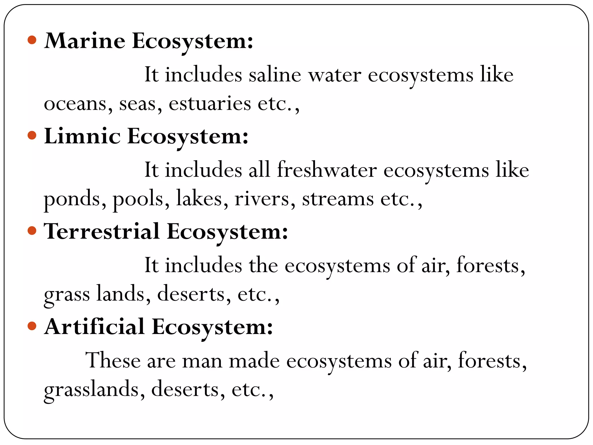 Ecosystem | PDF