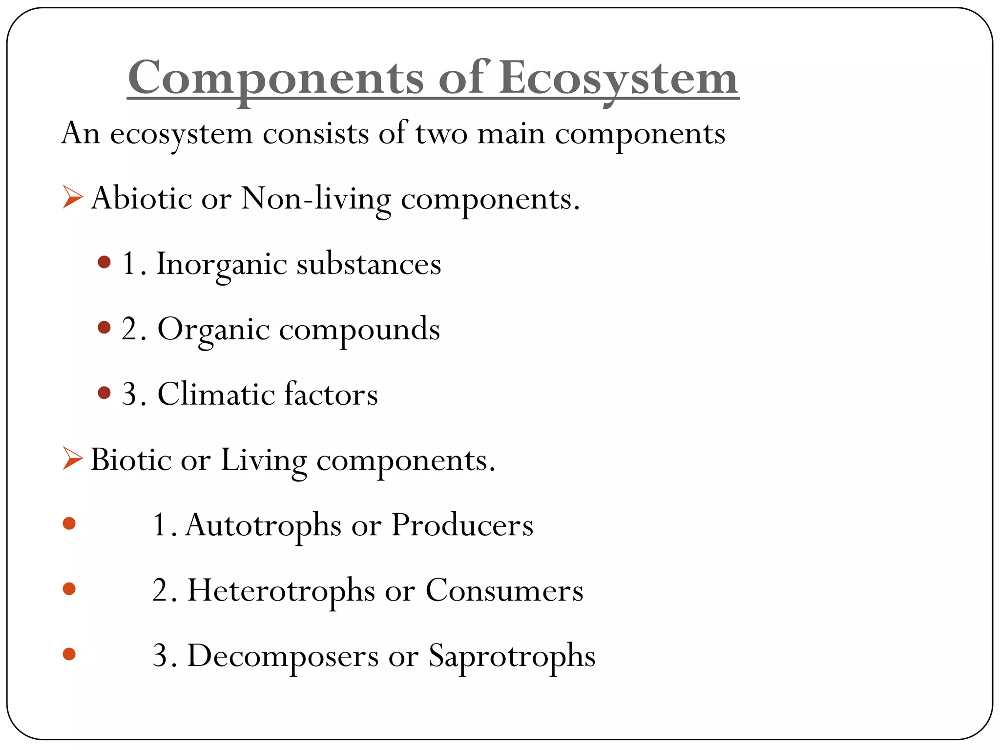Ecosystem | PDF