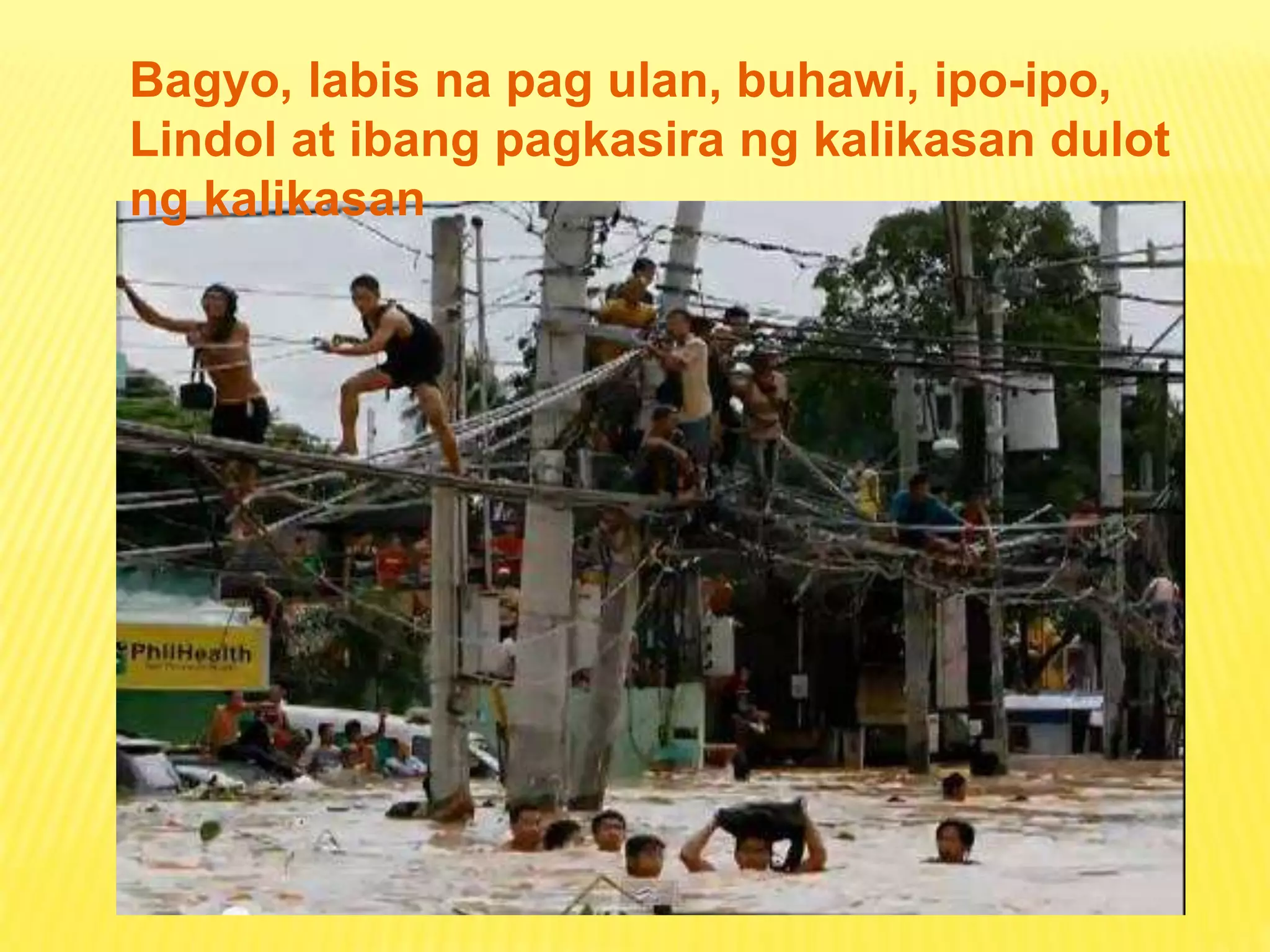 Ang Bunga ng Kapinsalaan sa kapaligiran | PPTX