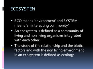 Ecosystem | PPT