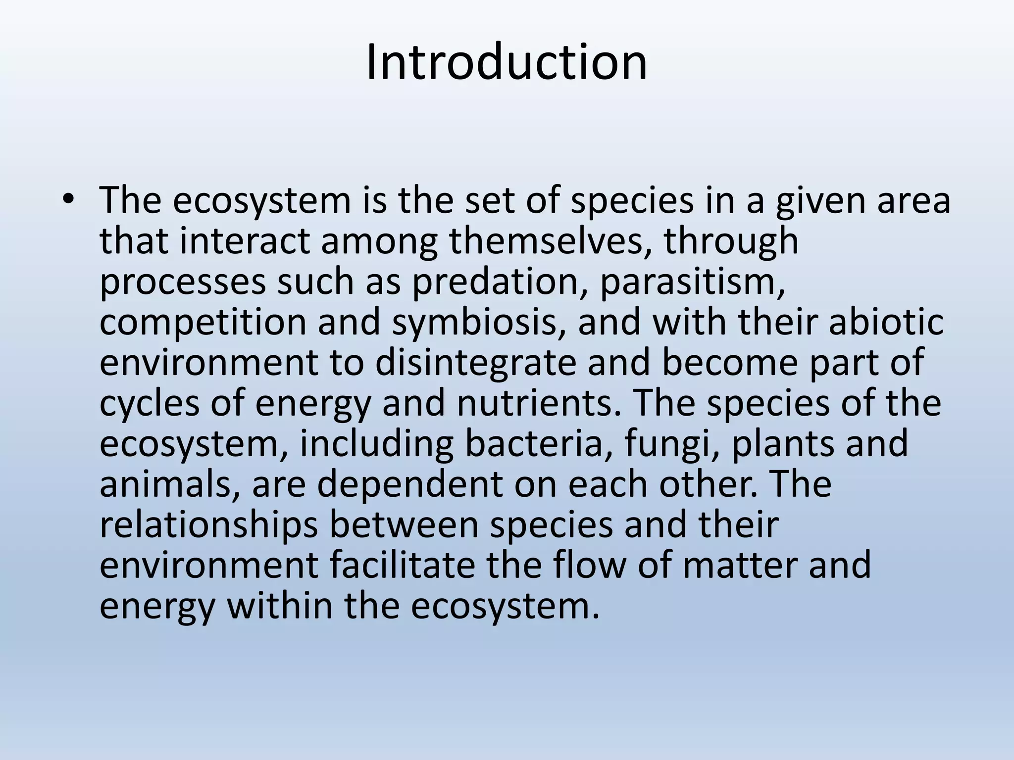 Ecosystem and its type | PPTX