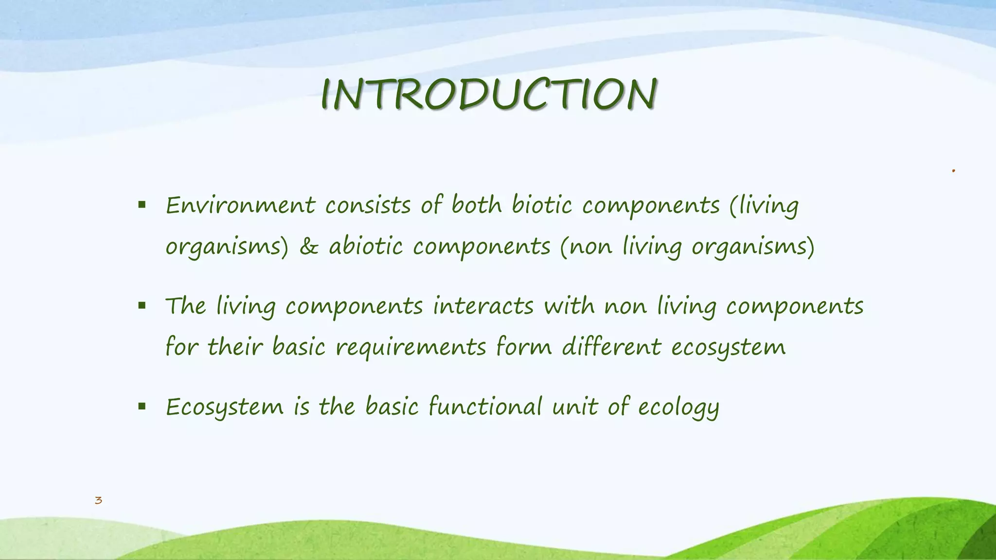 Ecosystem:Concepts, Structure and functions | PDF