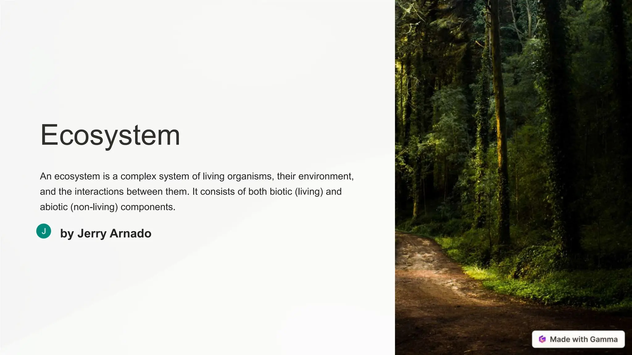 Ecosystem and its effects on human nature | PPTX | Science