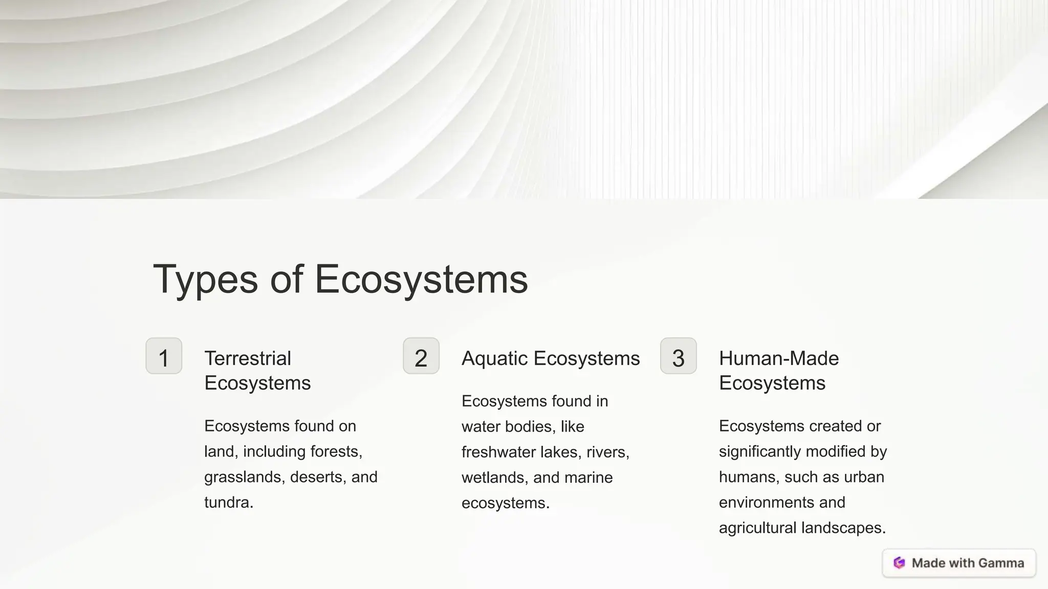 Ecosystem and its effects on human nature | PPTX | Science