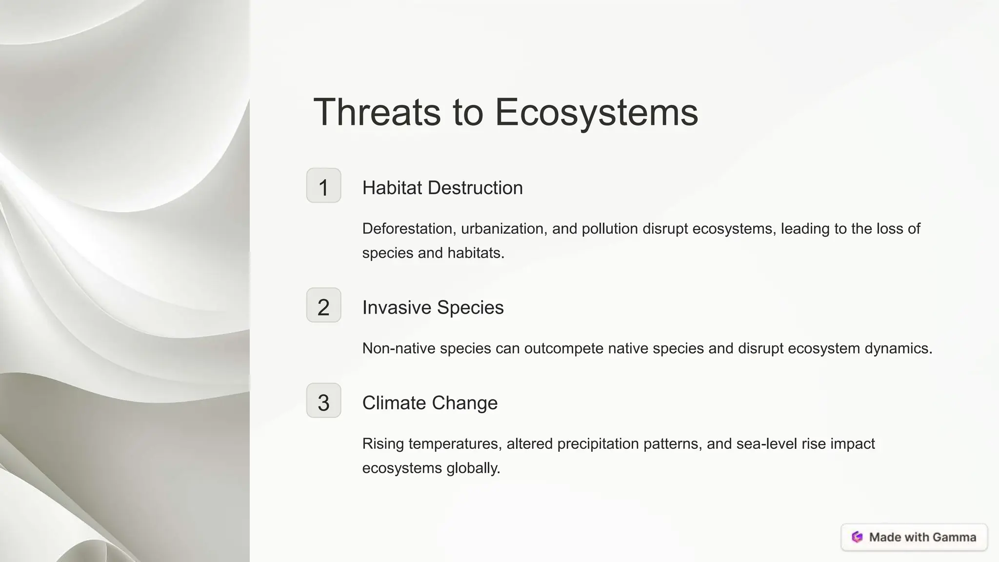 Ecosystem and its effects on human nature | PPTX | Science