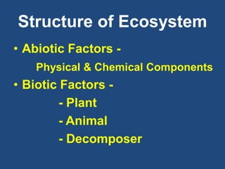 Ecosystem Ecosystem Ecosystem 1Ecosystem | PPT