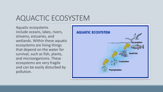 Ecosystem(Types of Ecosystem in natural habitat) | PPT