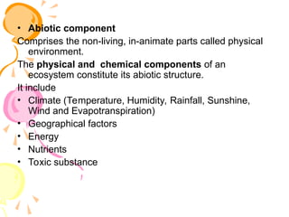ECOSYSTEM.ppt for students environment a | PPT