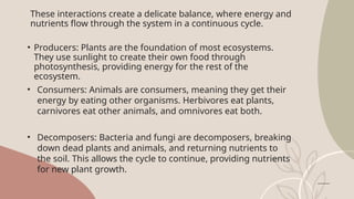 Ecosystem, What Are They and How Do They Work.pptx