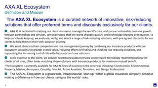 AXA XL - Insurer Innovation Award Americas 2024 | PPTX