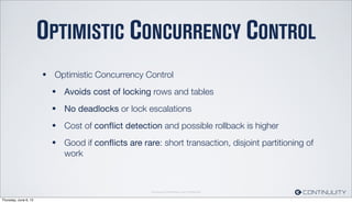 HBaseCon 2013:High-Throughput, Transactional Stream Processing on Apache HBase | PDF