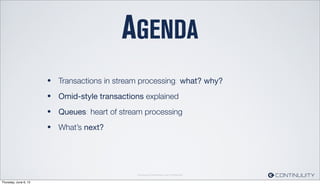 HBaseCon 2013:High-Throughput, Transactional Stream Processing on ...