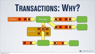 HBaseCon 2013:High-Throughput, Transactional Stream Processing on Apache HBase | PDF
