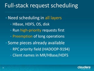 HBaseCon 2013: Project Valta - A Resource Management Layer over Apache HBase | PPT