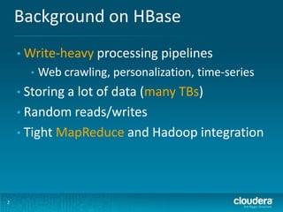 HBaseCon 2013: Project Valta - A Resource Management Layer over Apache HBase | PPT