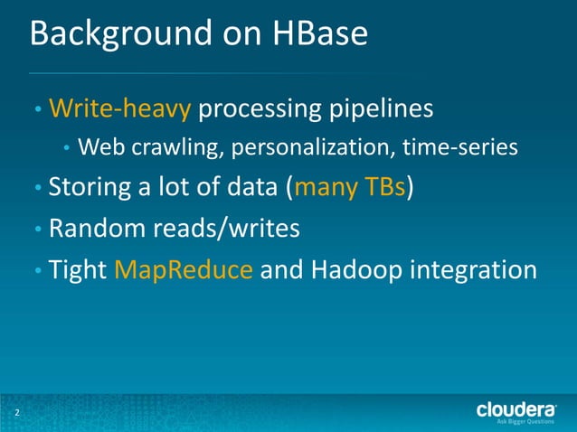 HBaseCon 2013: Project Valta - A Resource Management Layer over Apache HBase | PPT