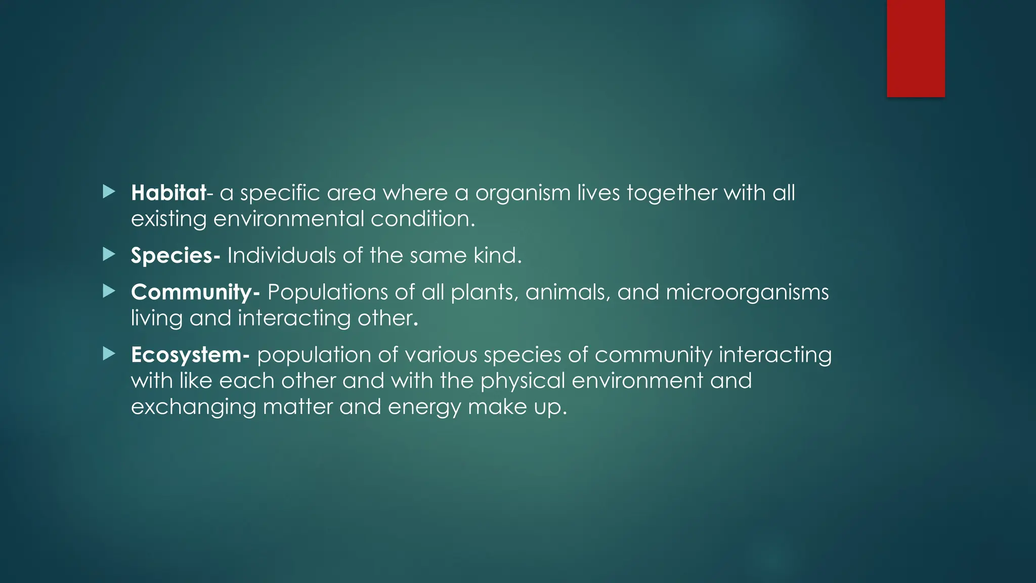 Ecosystem, energy transfer and environmental cycles and process | PPTX