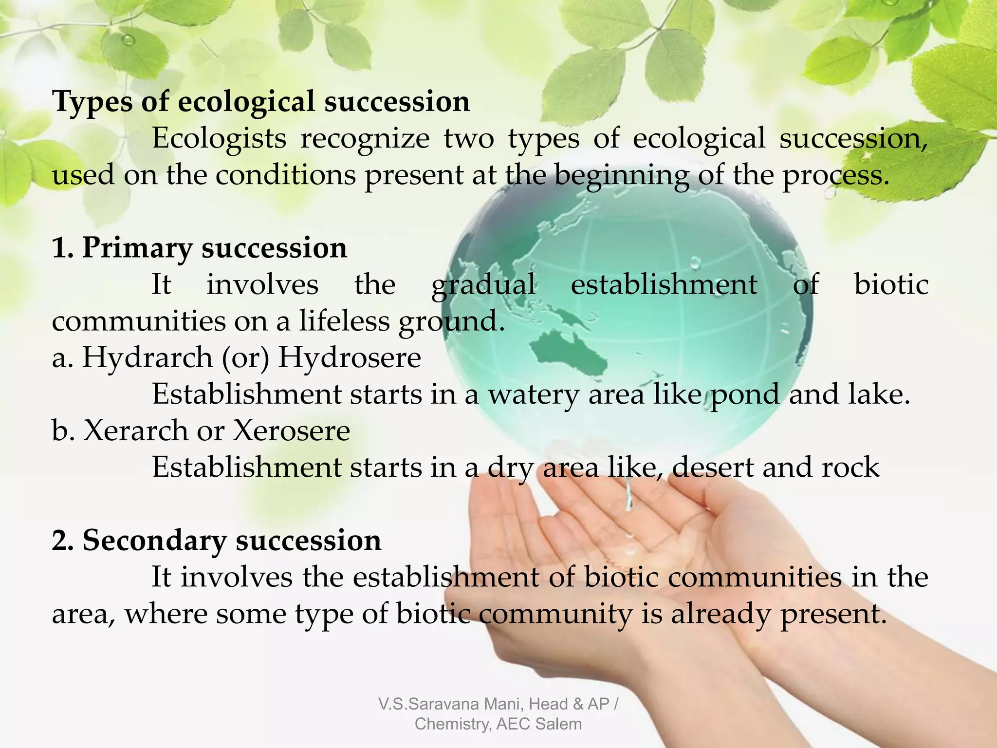 Ecosystem | PPSX | Geography | Science