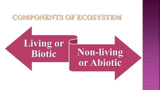 ECOSYSTEM.pptx | Biological Sciences | Science