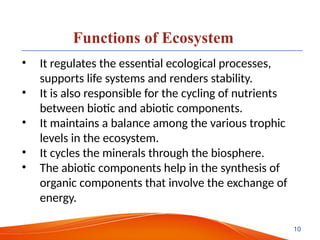 Ecosystems definition, characteristics in the world | PPTX | Geography ...