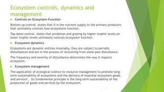 Ecosystem and endangered species | PPTX