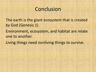 Ecosystem and environment | PPT