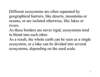 Ecosystem and its components | PDF