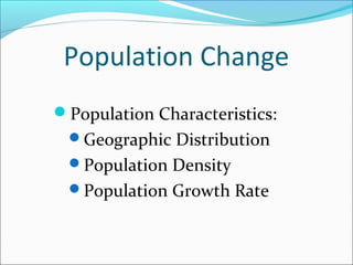 Ecosystem and Population Dynamics | PPT