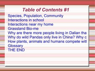 Ecosystem Booklet | ODP | Biological Sciences | Science