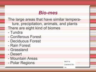 Ecosystem Booklet | ODP | Biological Sciences | Science