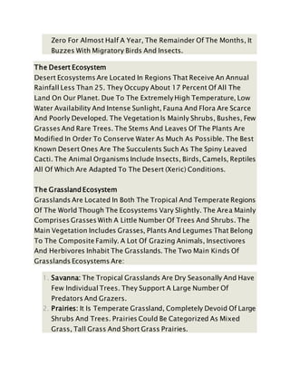 Eco system class 12th | DOCX
