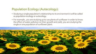 Ecosystem ecology | PPTX