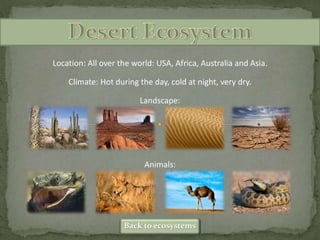 Ecosystem learning game and quiz | PPTX