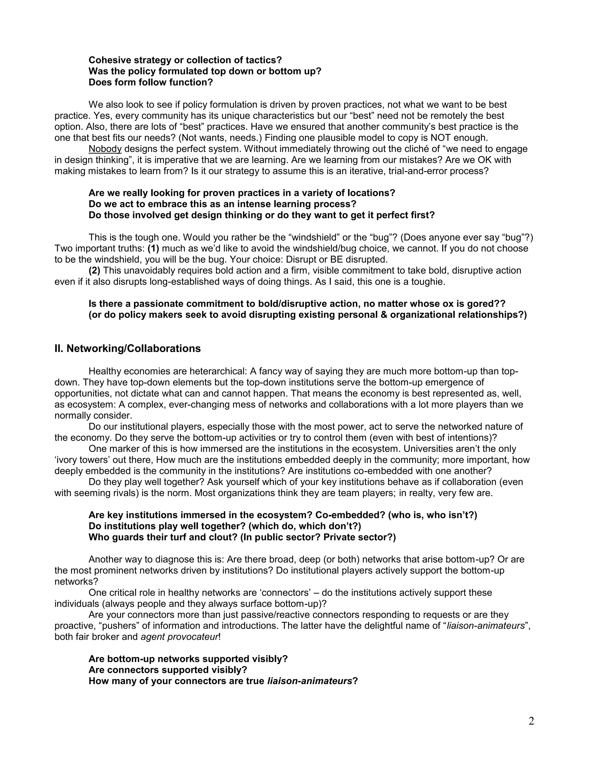 Ecosystem markers v1 | PDF | Startups | Business