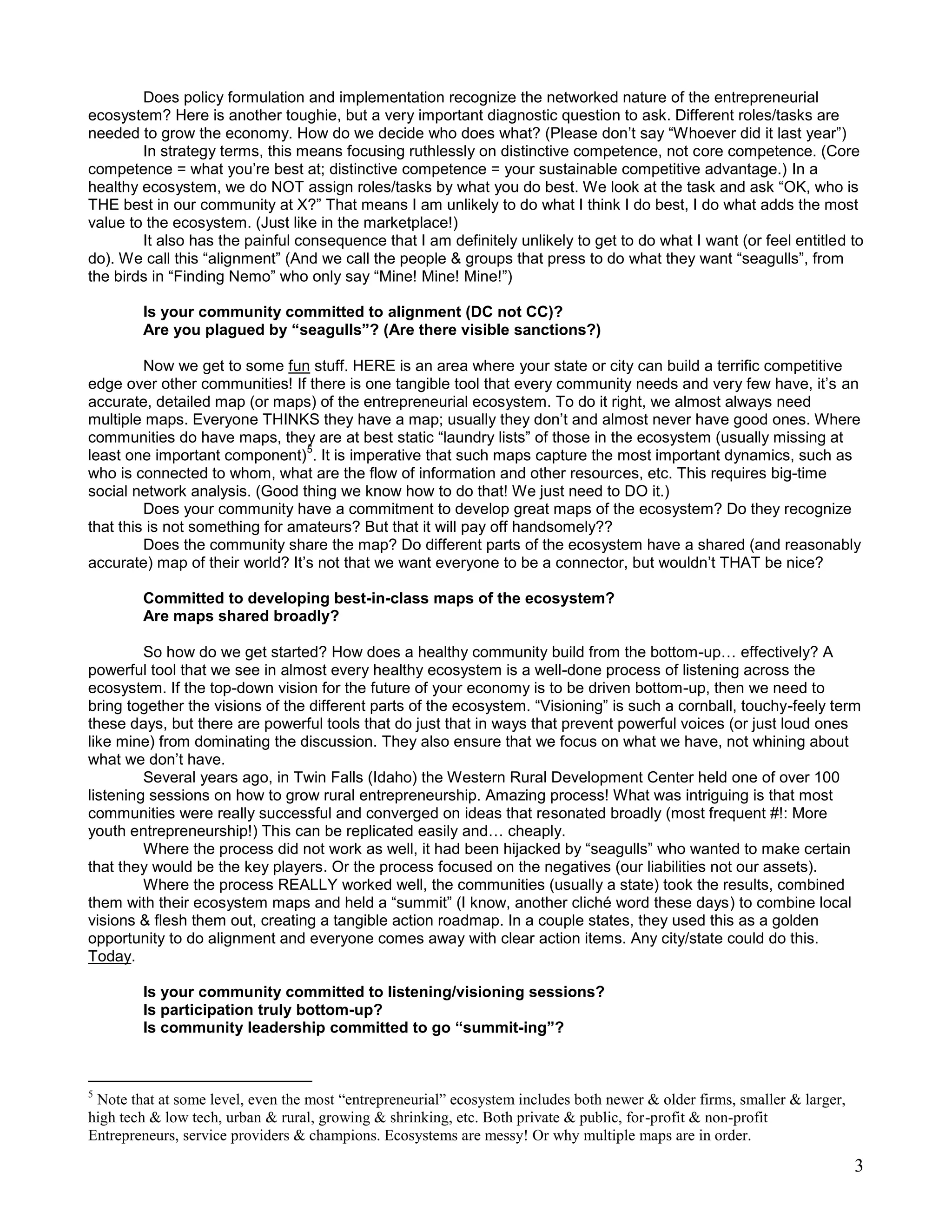 Ecosystem markers v1 | PDF | Startups | Business