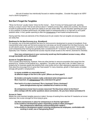 Ecosystem markers v1 | PDF | Startups | Business