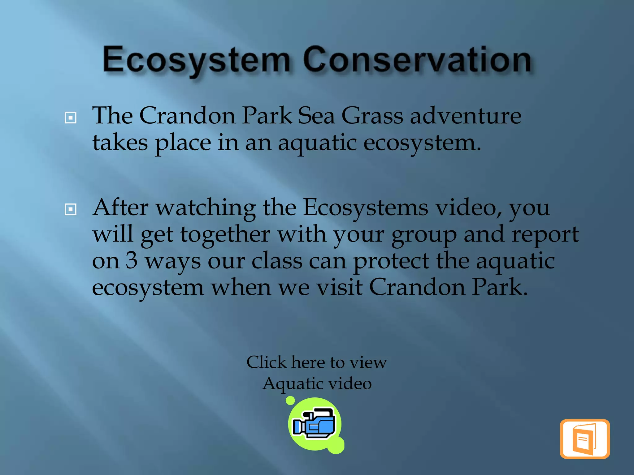 Aquatic Ecosystem lesson | PPT