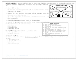 Ecosystem Note.doxzxcvvxvxvxvdx vxvxvxvxv | DOCX