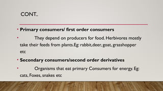 Definition of ecosystem and its types in world | PPTX