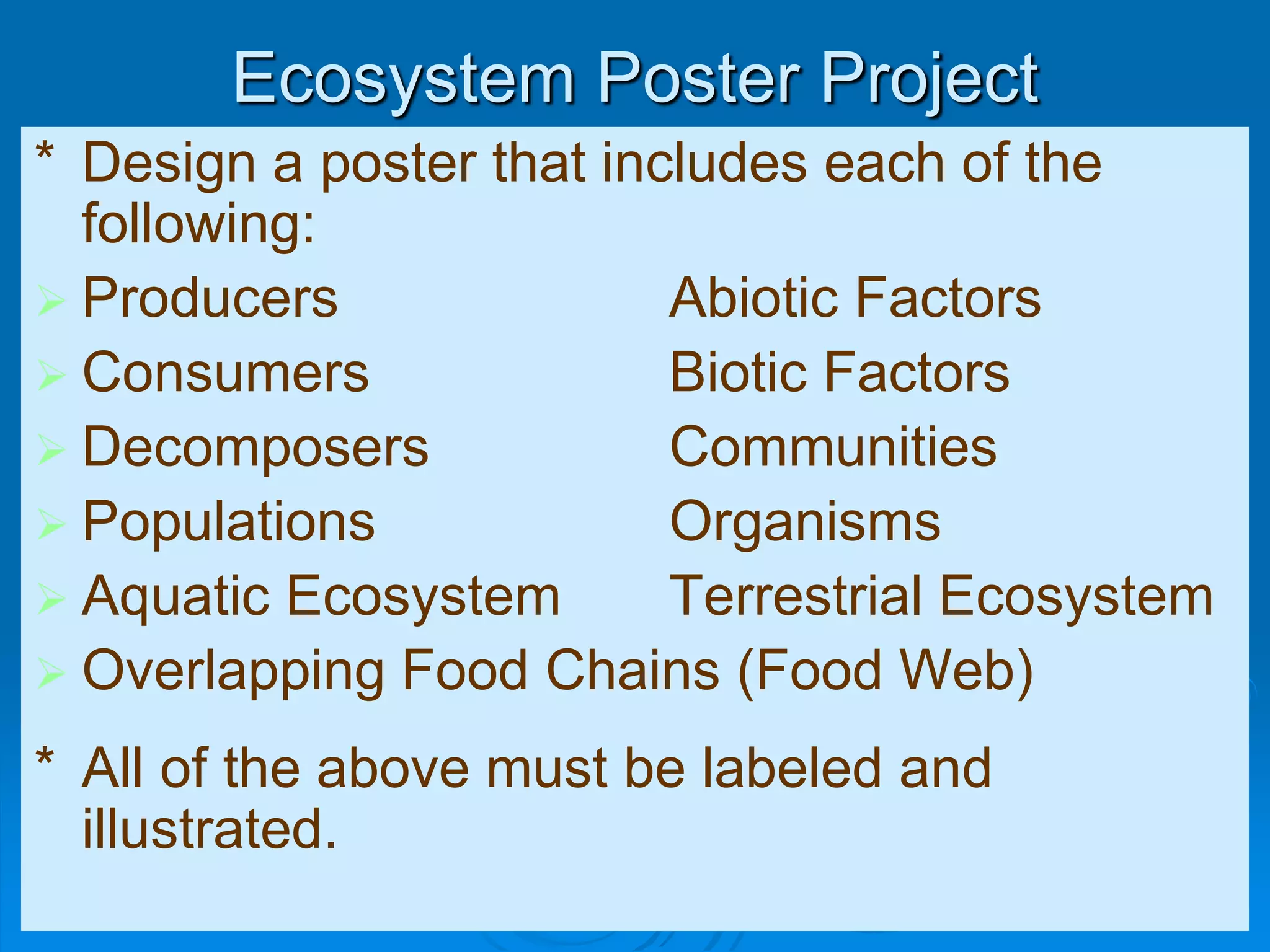 Ecosystem powerpoint | PPT