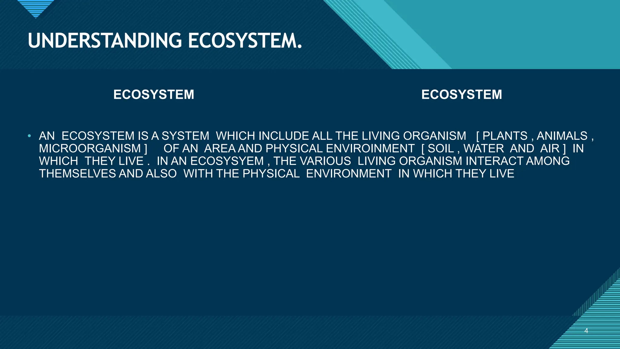 Ecosystem Ppt Pptx