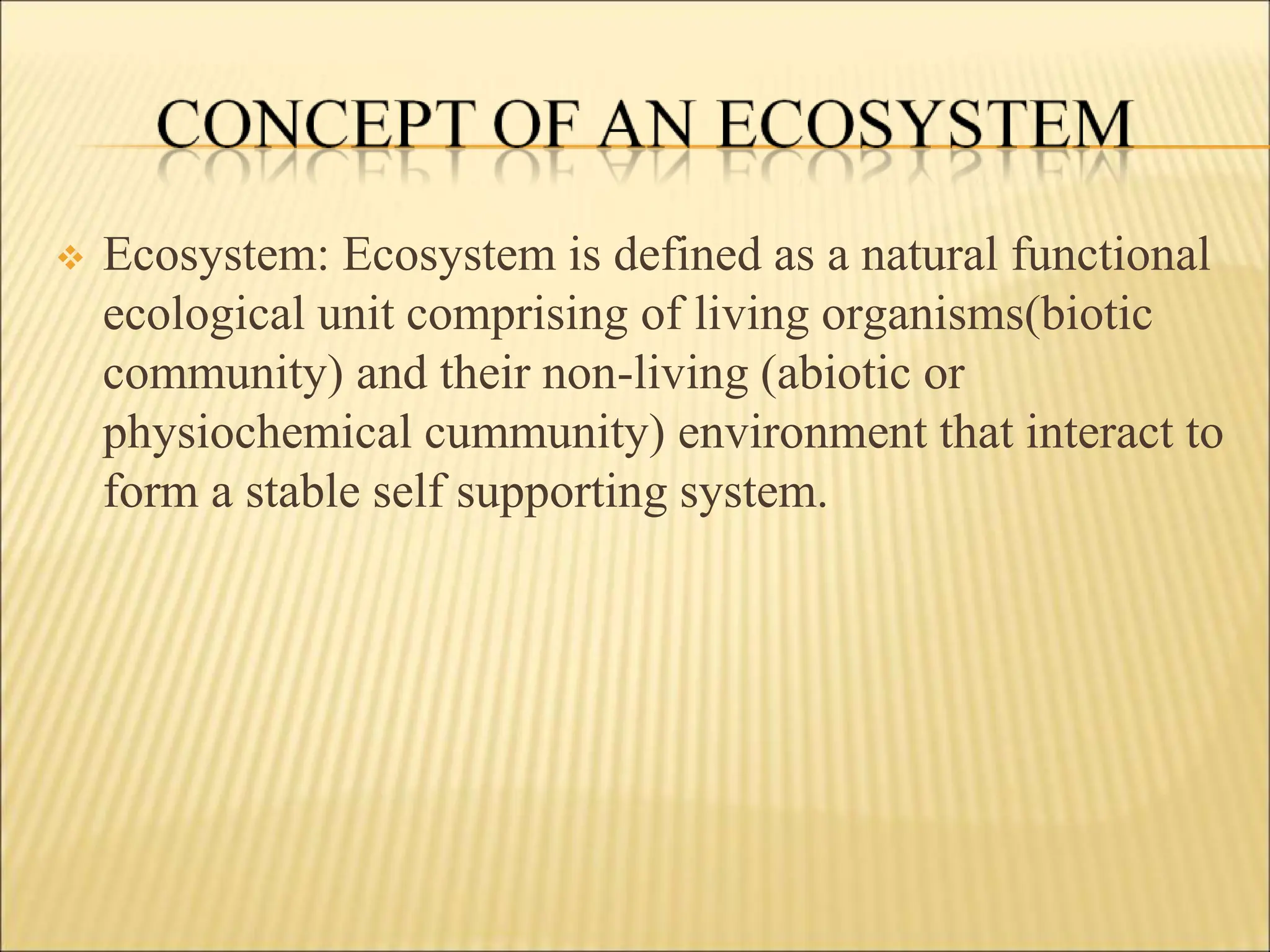 ECOSYSTEM (Hazards and safety management) | PPTX
