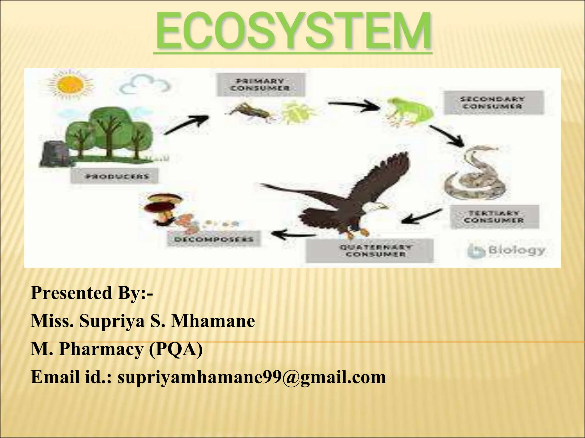 ECOSYSTEM (Hazards and safety management) | PPT