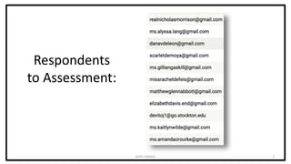 Ecosystem quiz google form analysis | PPT